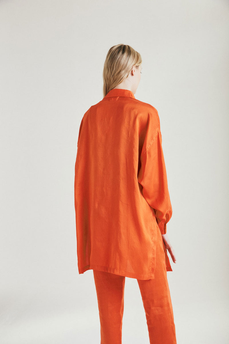 Mercurio Shirt - Orange – Del Villar
